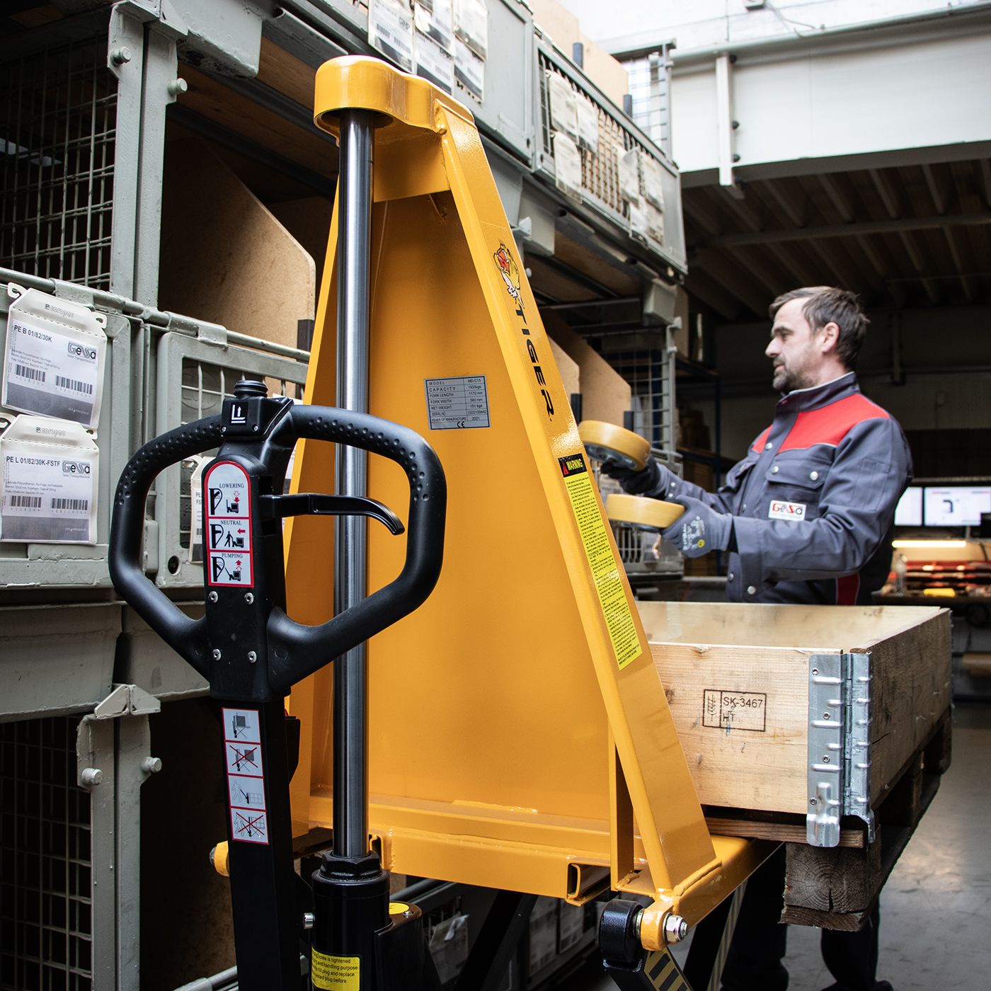 Scherenhubwagen Tiger® | elektrisch | Gesa Transporttechnik